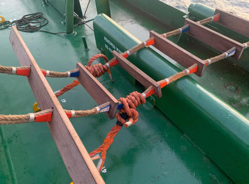 Requirements of Pilot Ladder Securing Ropes